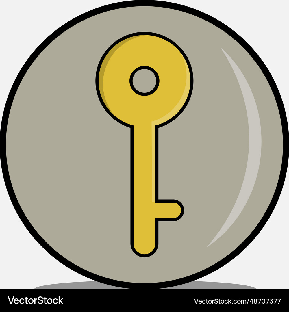 Key icon png Royalty Free Vector Image - VectorStock