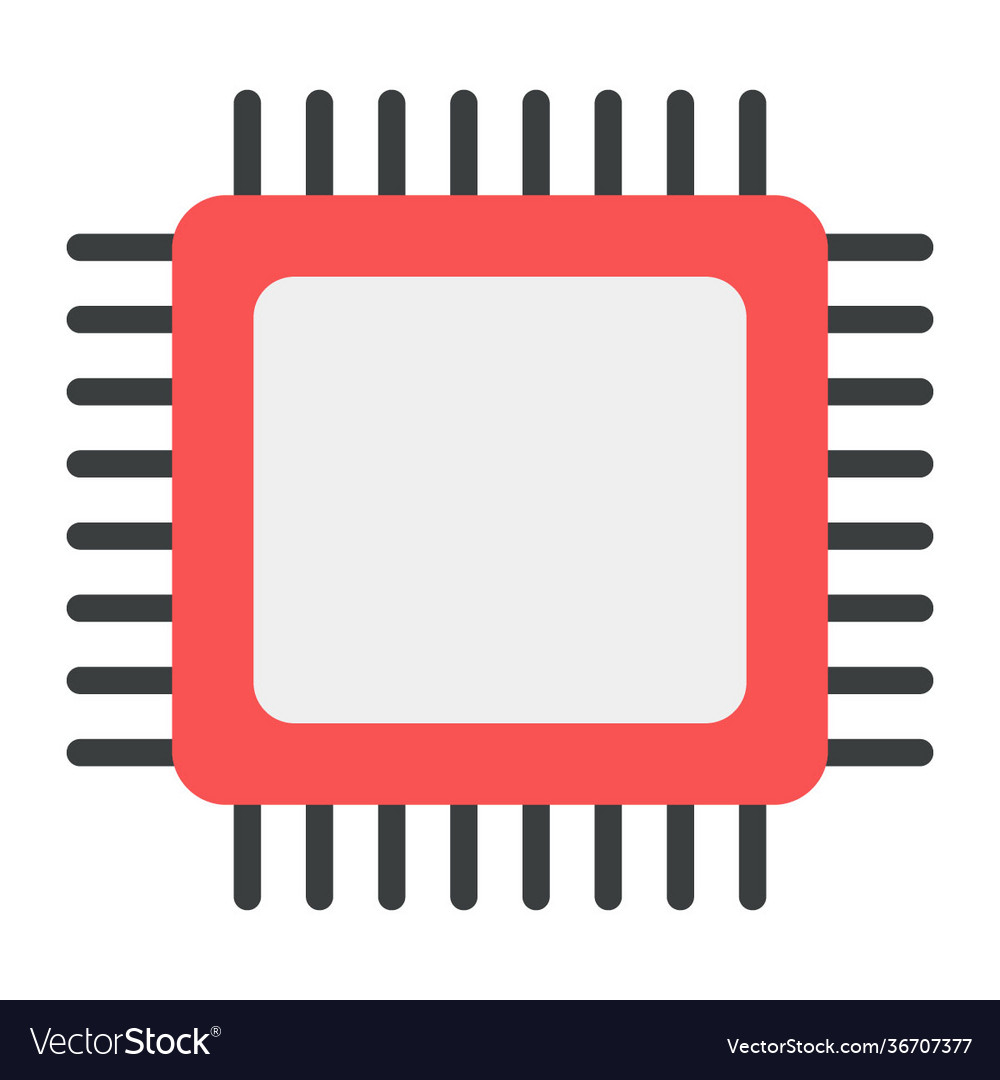 Microchip Royalty Free Vector Image - VectorStock