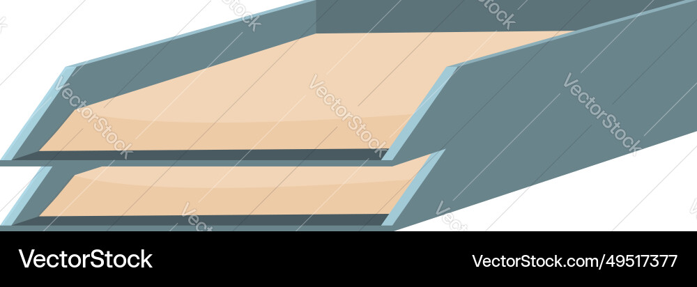 Rack paper tray icon cartoon file Royalty Free Vector Image