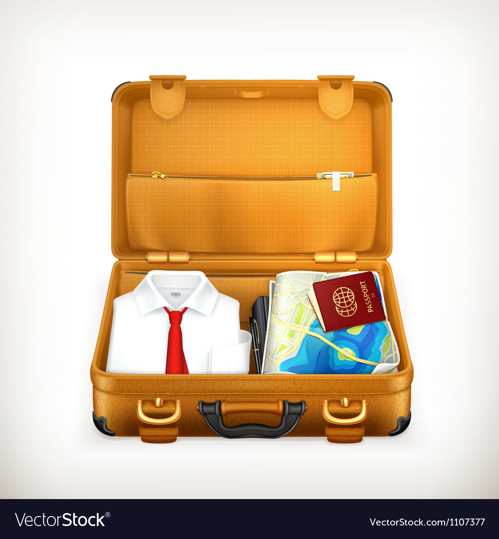 Suitcase Royalty Free Vector Image - VectorStock