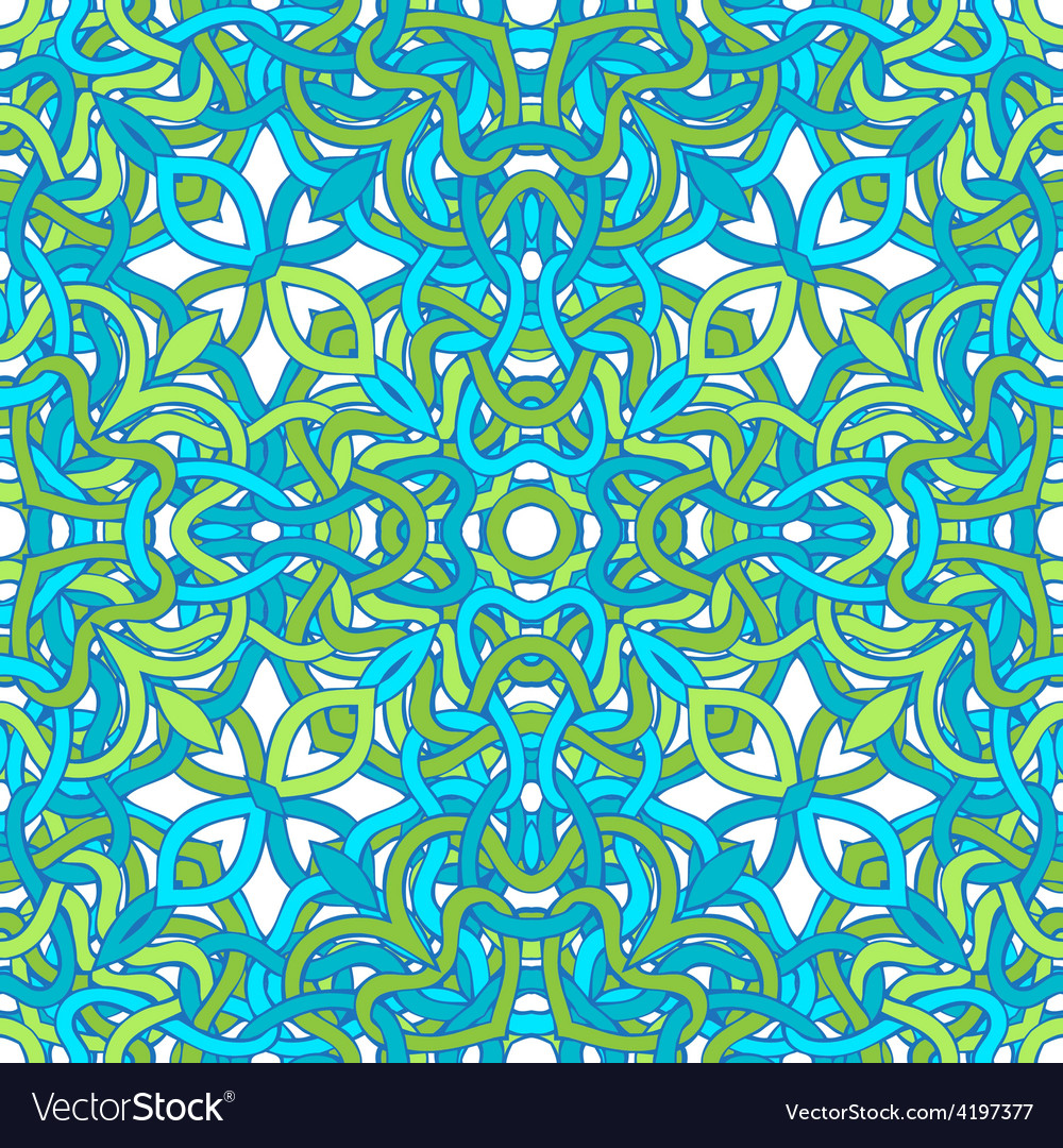Symmetric seamless pattern Royalty Free Vector Image