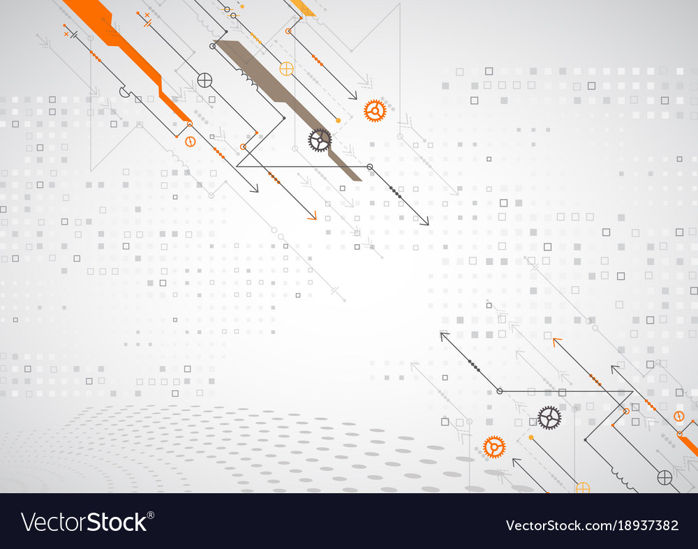 Abstract technological background structure Vector Image