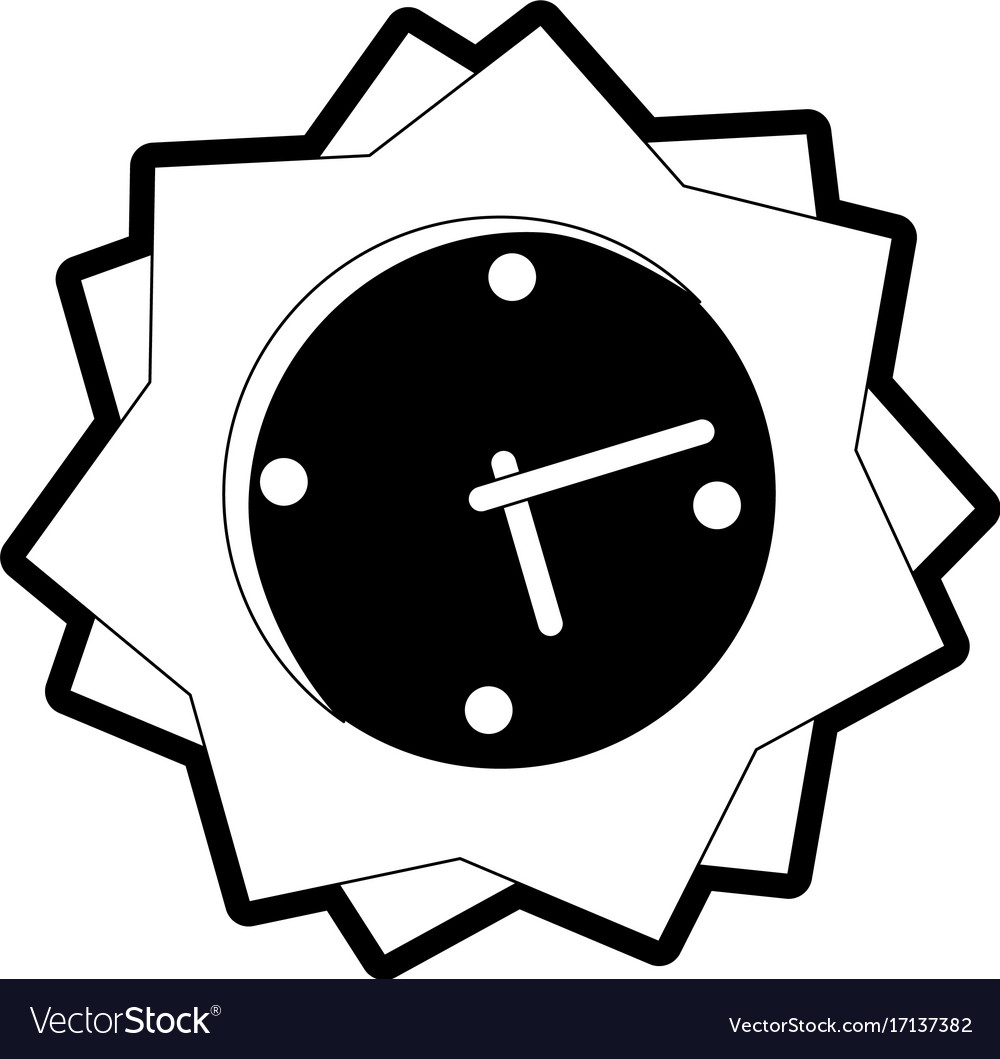 Clock Royalty Free Vector Image - VectorStock