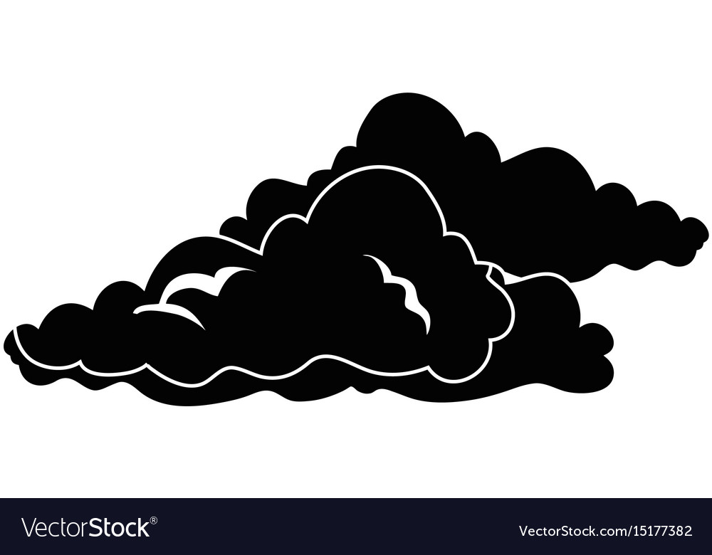 Clouds Weather Symbol Royalty Free Vector Image