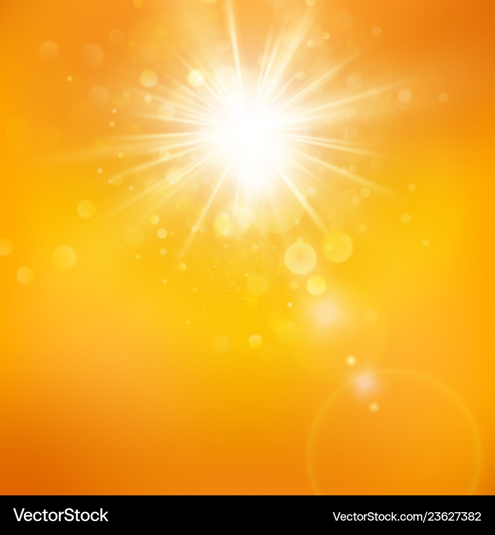 Enjoy the sunshine warm day light summer Vector Image