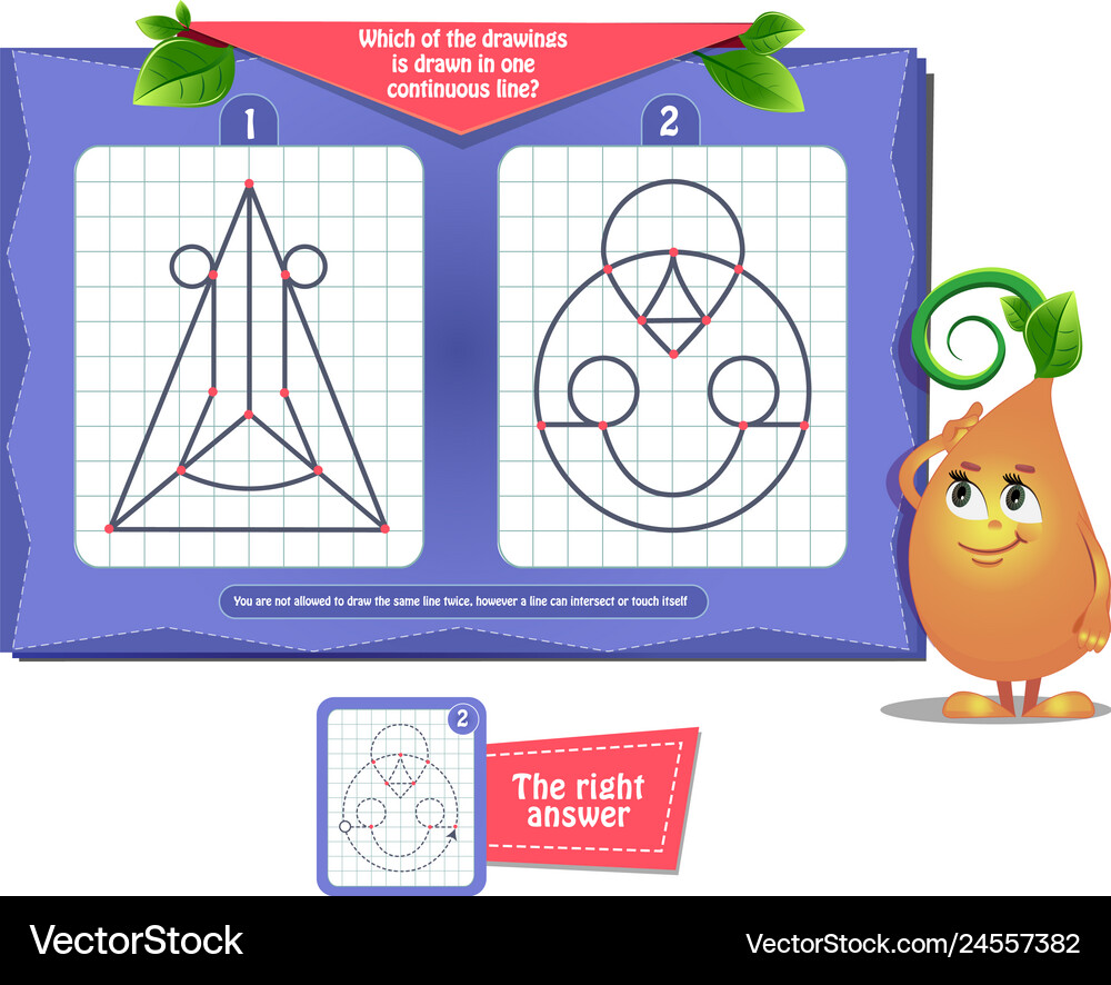 Game which of the drawing adults Royalty Free Vector Image