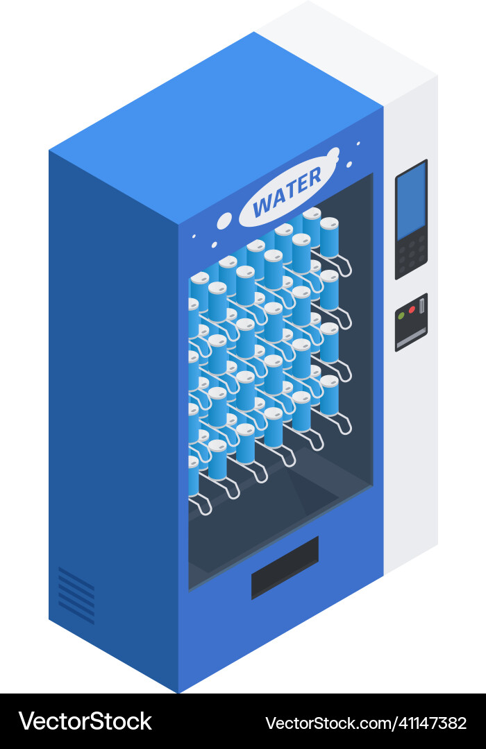 Water vending machine Royalty Free Vector Image