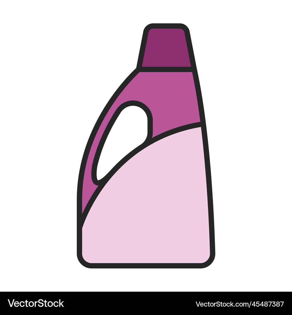 Detergent iconcolor logo isolated on white Vector Image