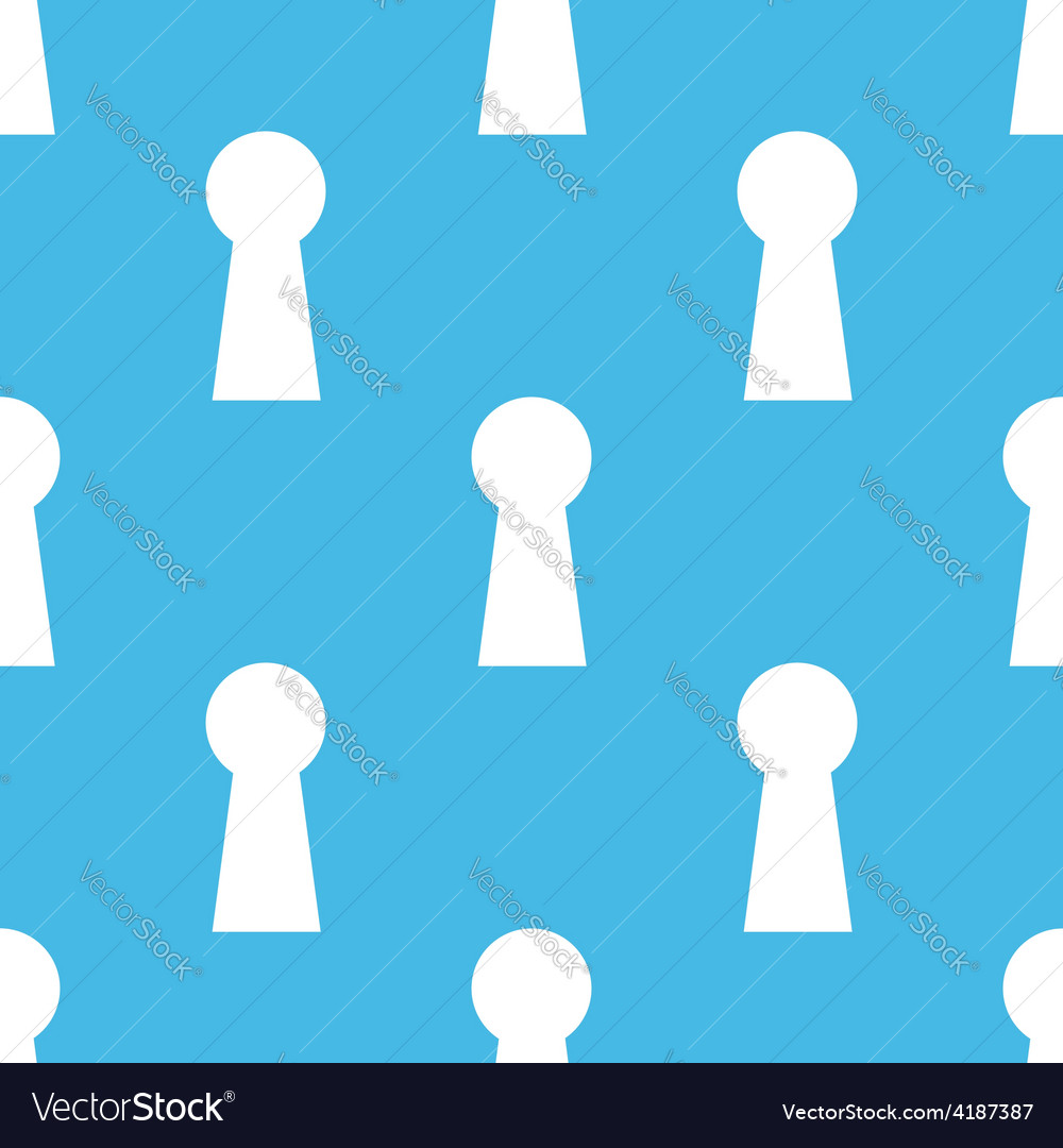 Keyhole seamless pattern Royalty Free Vector Image
