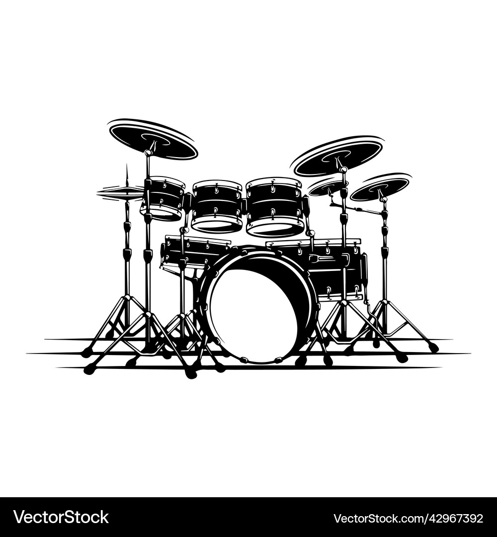 Drum Vector Art