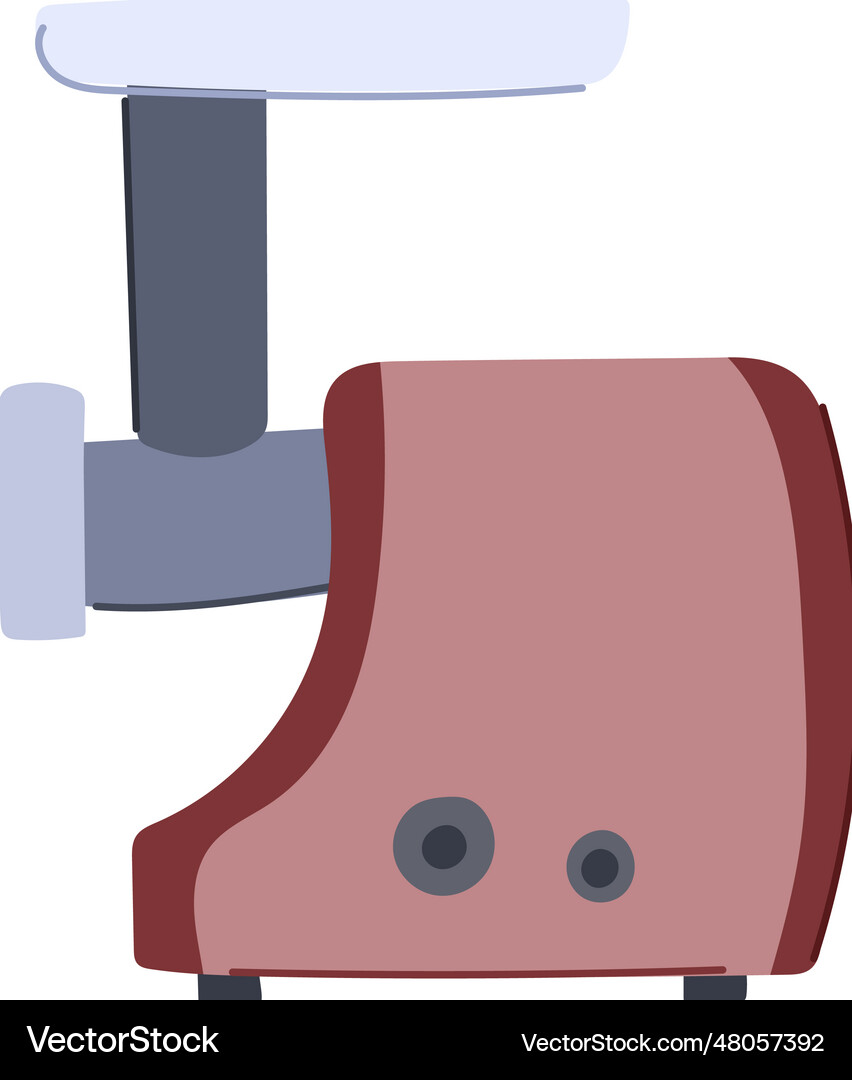 Metal meat grinder cartoon Royalty Free Vector Image