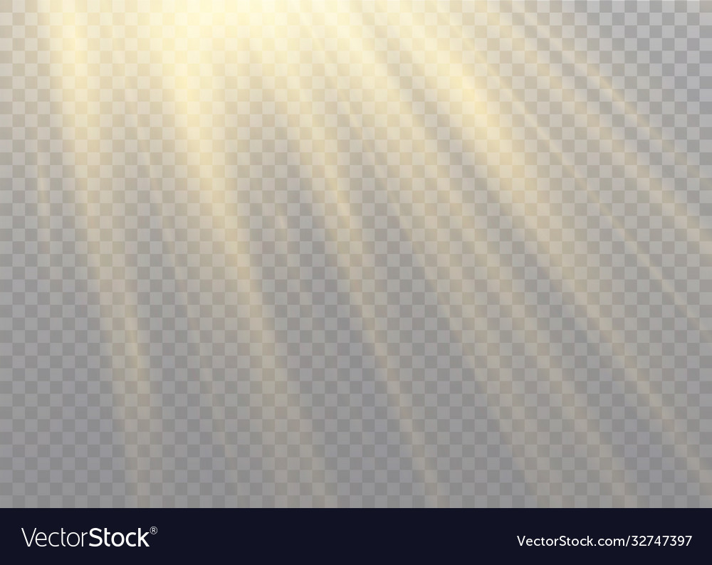 Flash effect sunlight Royalty Free Vector Image