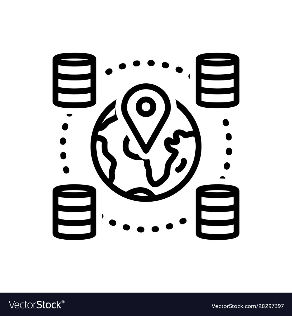 Geospatial Royalty Free Vector Image - VectorStock