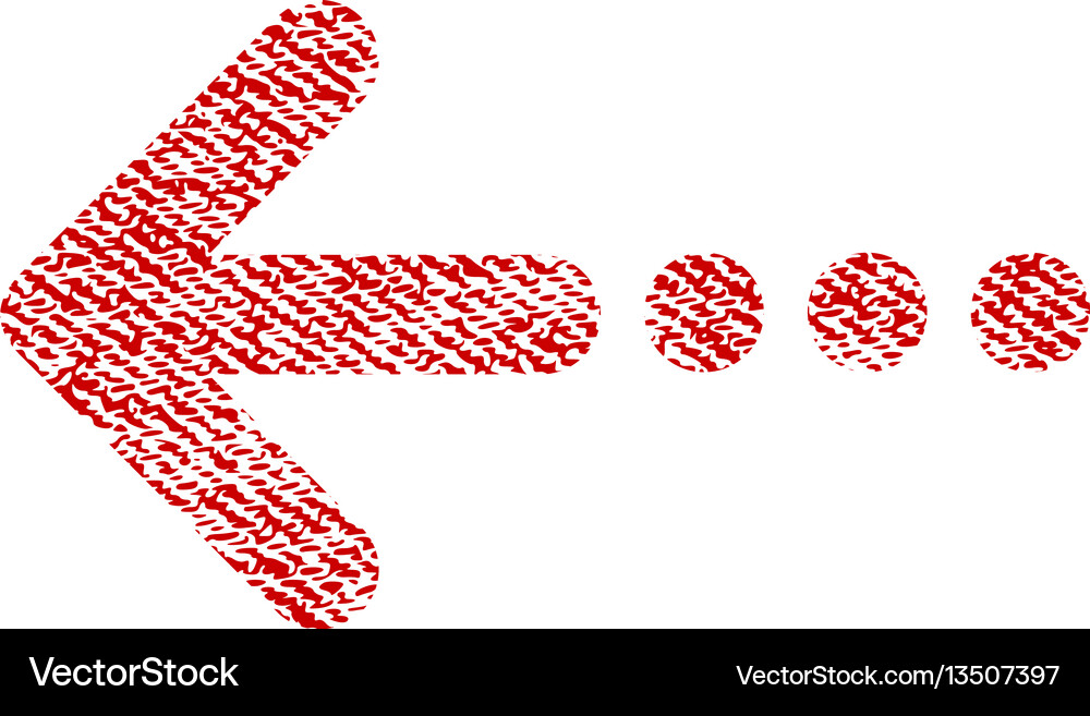 Send left fabric textured icon Royalty Free Vector Image