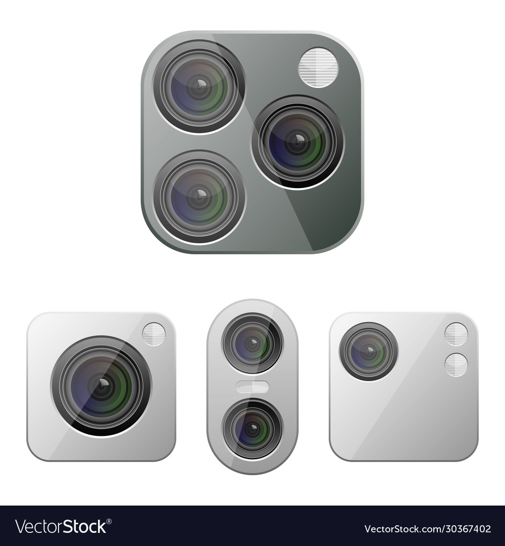 Back camera smartphone Royalty Free Vector Image