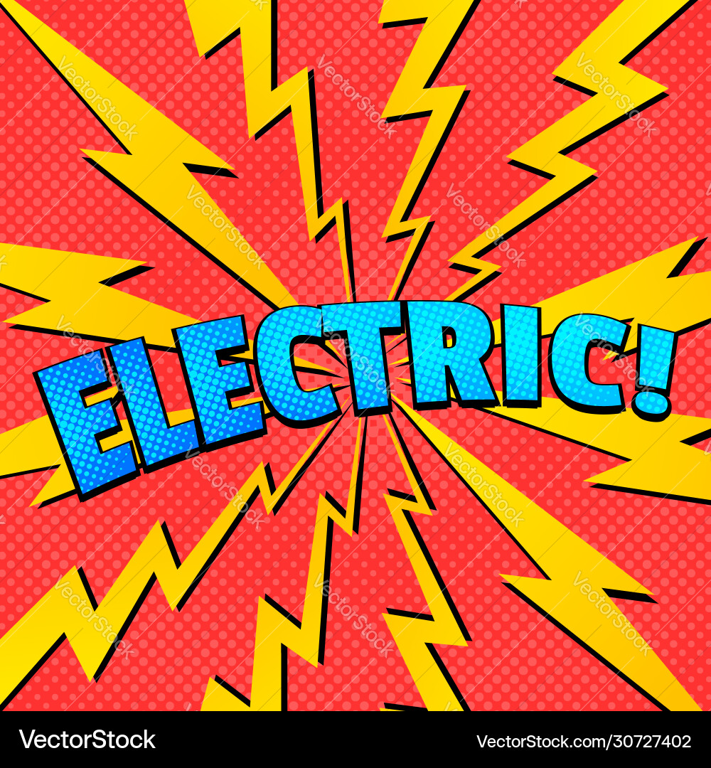Comic light concept Royalty Free Vector Image - VectorStock