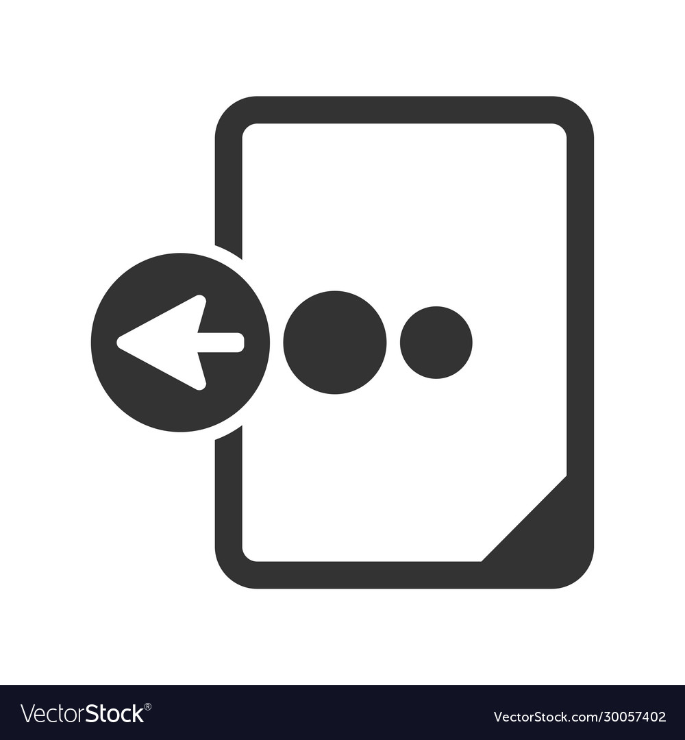 Document export icon Royalty Free Vector Image