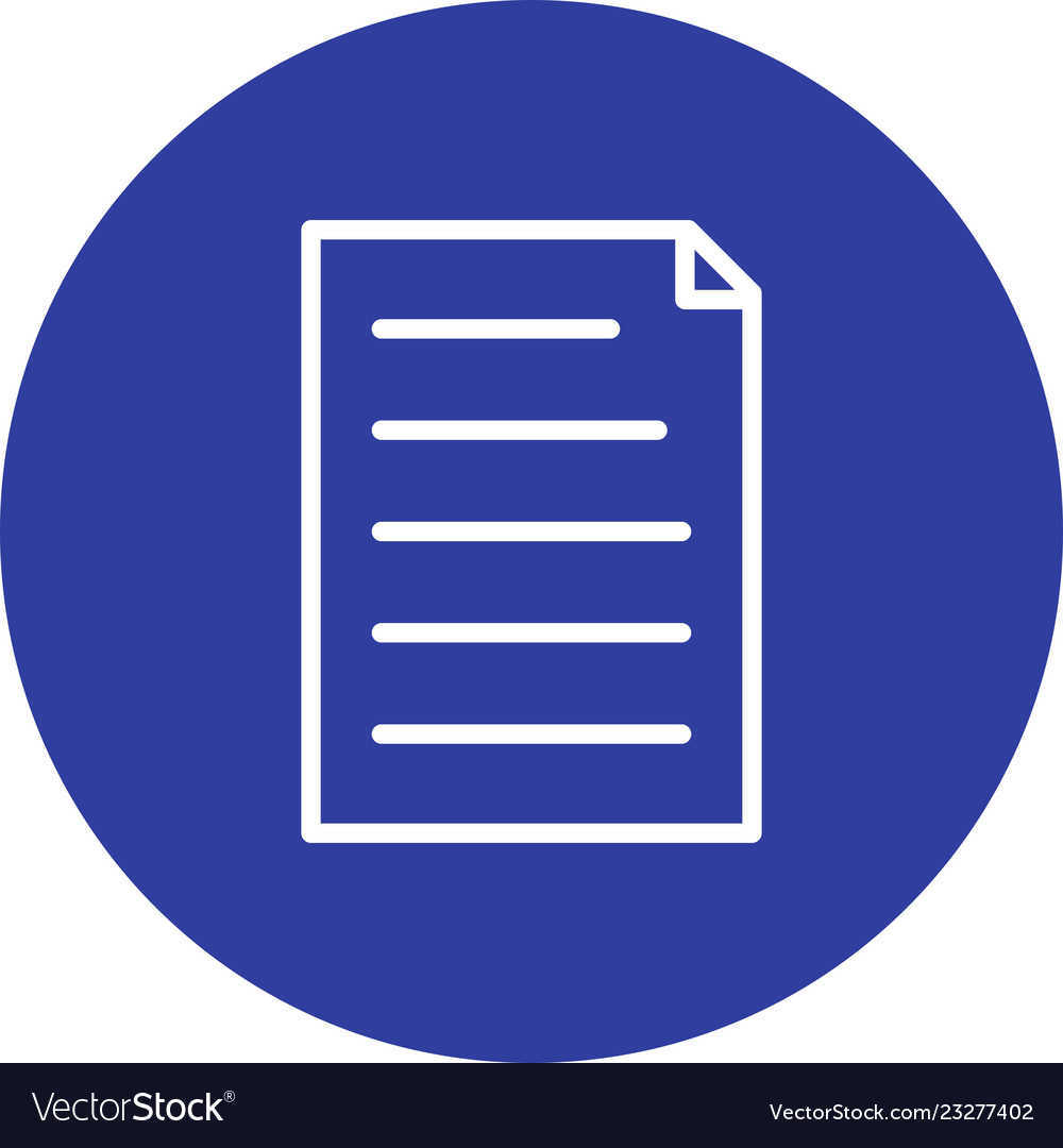 Document icon Royalty Free Vector Image - VectorStock