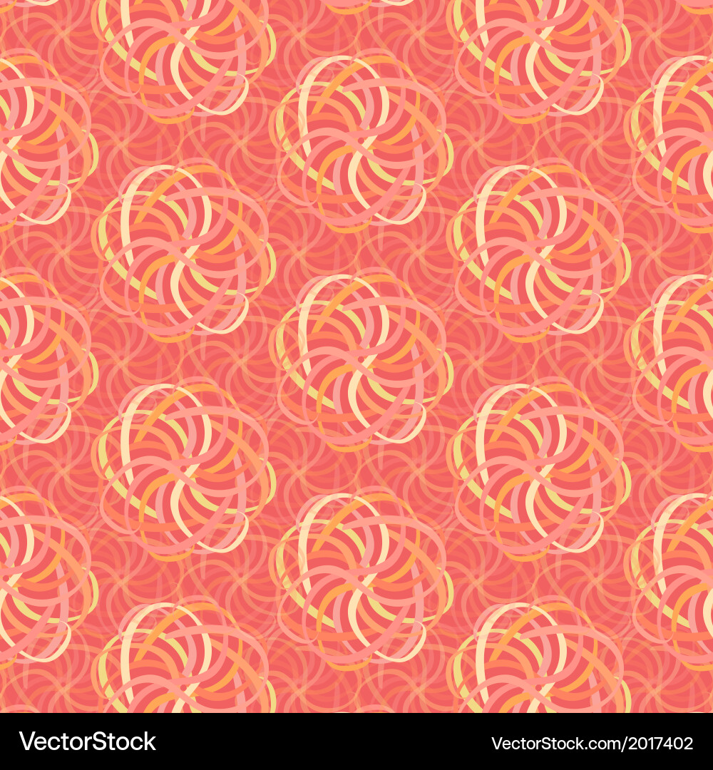 Line flower pattern in shades of pink Royalty Free Vector