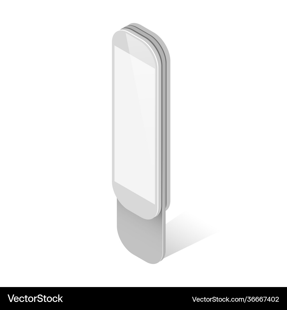 Outdoor advertising stand banner Royalty Free Vector Image