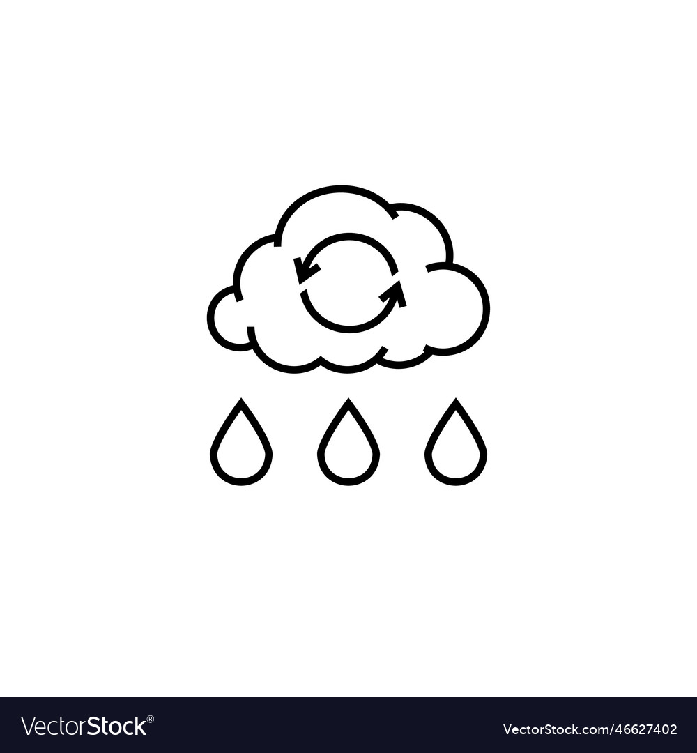 Rainwater harvesting system sign editable Vector Image Rainwater harvesting system sign editable Vector Image