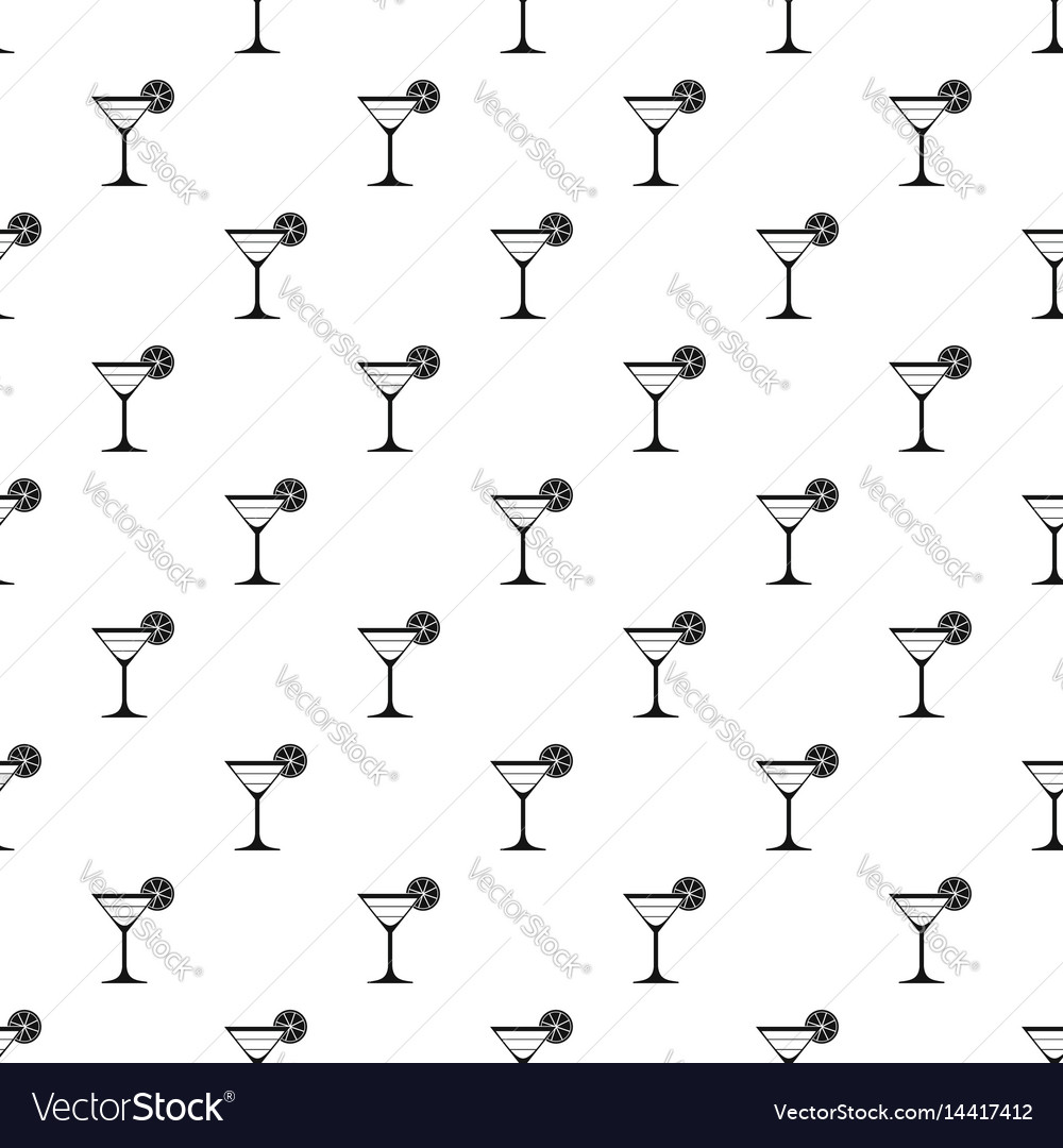 Cocktail pattern Royalty Free Vector Image - VectorStock