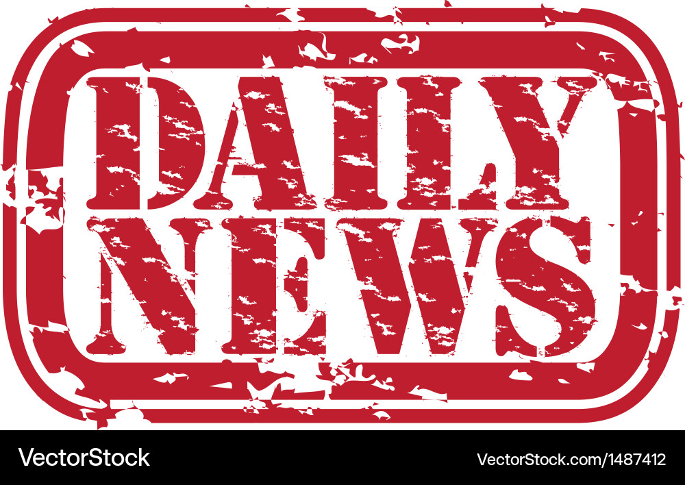 Daily news stamp Royalty Free Vector Image - VectorStock