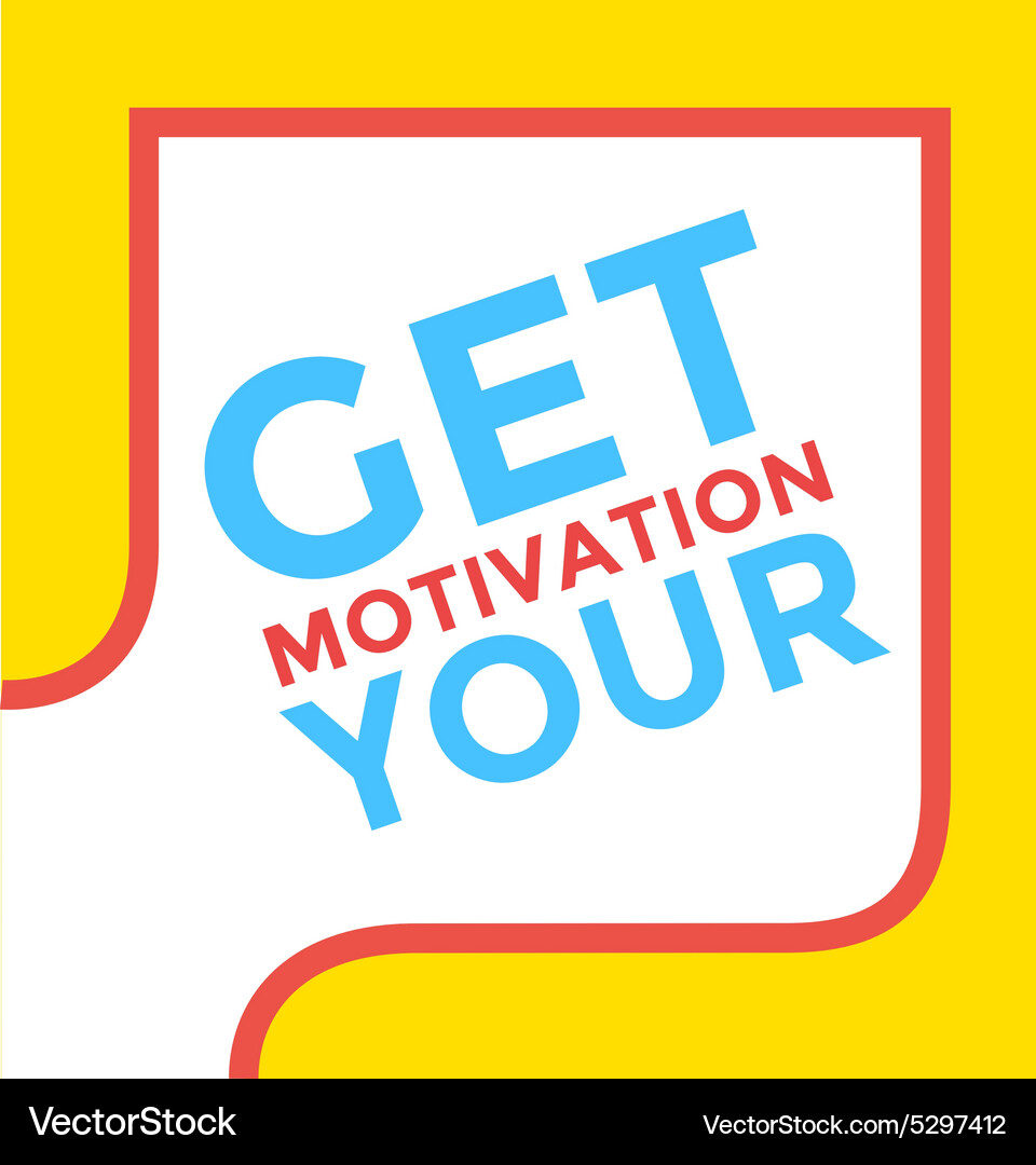 Inspirational quote motivation inspiration Vector Image