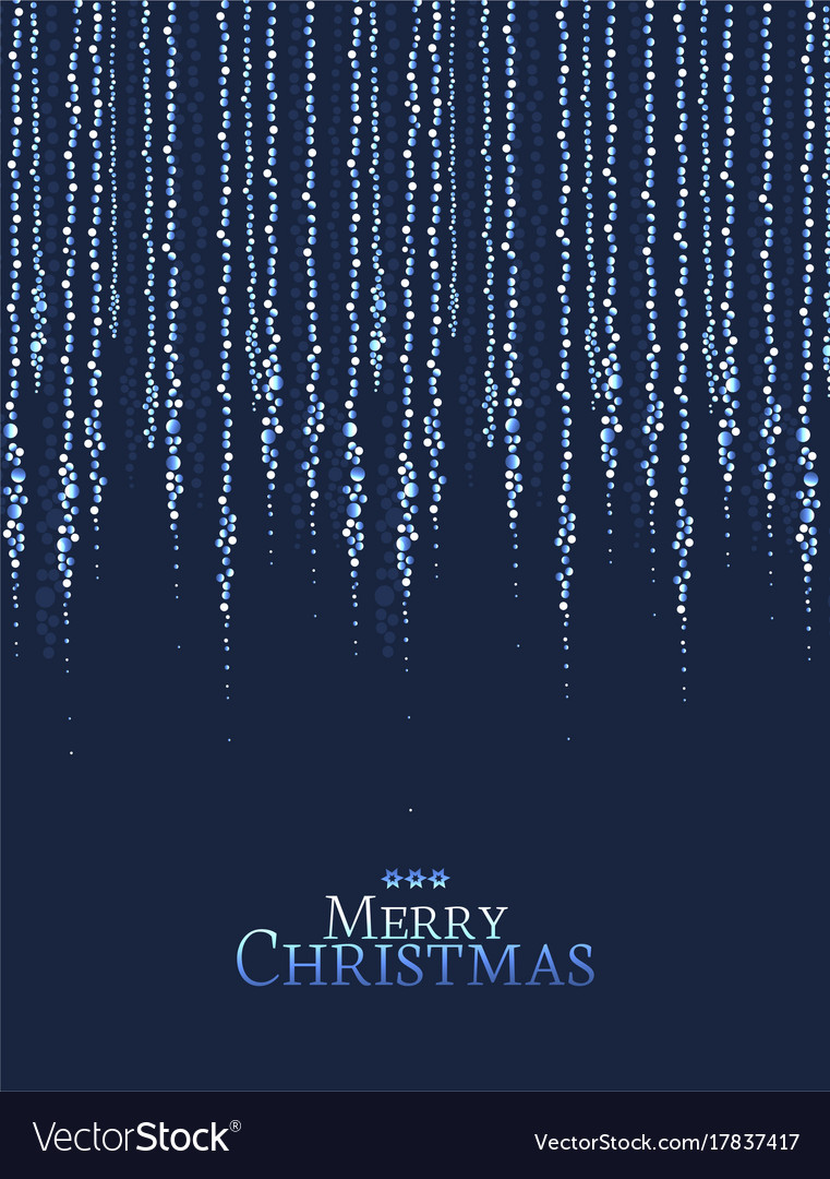 Christmas string lights Royalty Free Vector Image