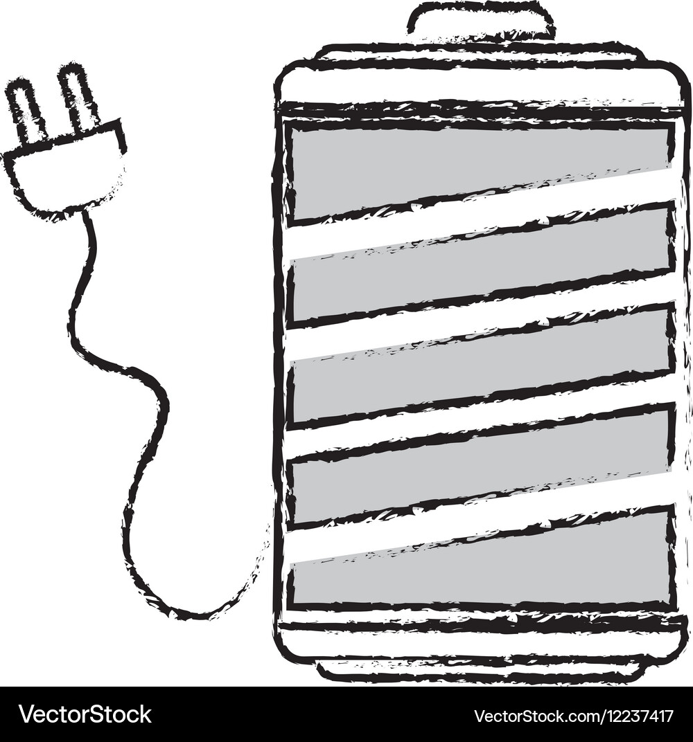 Rechargeable electric battery Royalty Free Vector Image