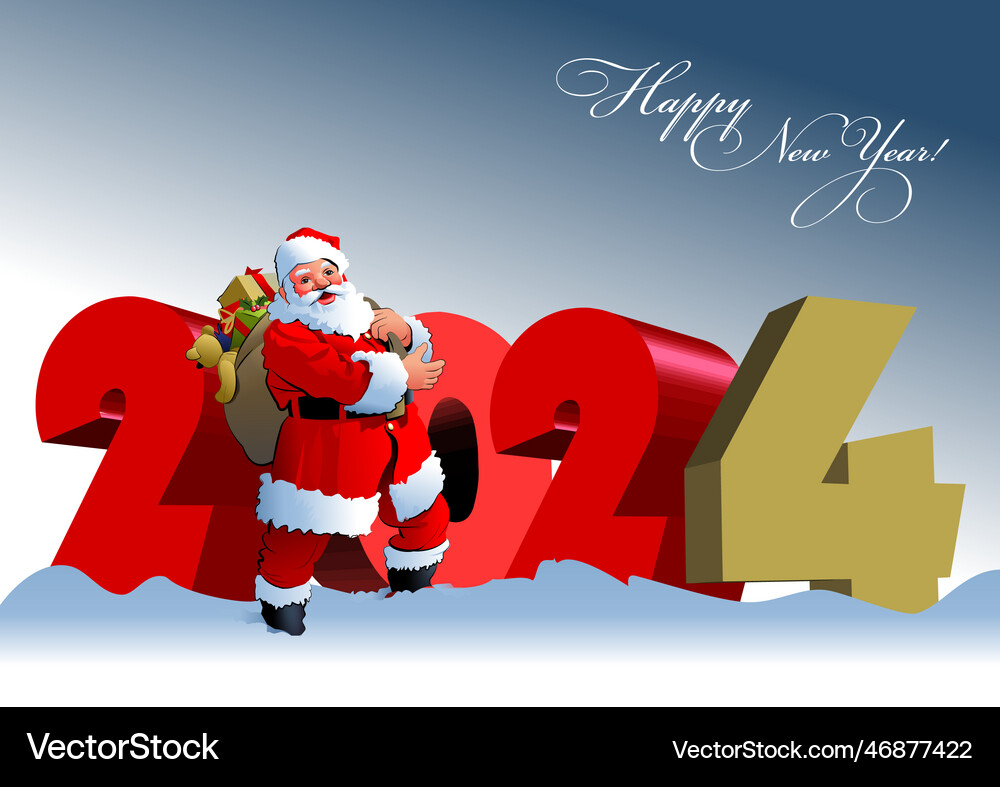 2024 color 3d for designers Royalty Free Vector Image