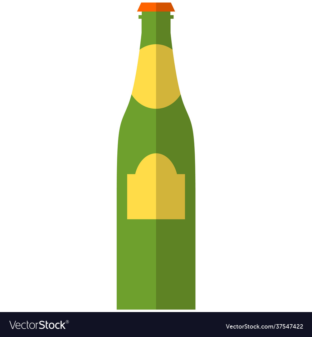 Glass Soda Bottle Vector