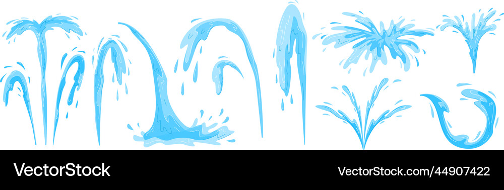 Water design blue liquid wave and nature splash Vector Image