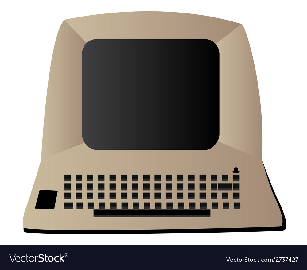 Computer Royalty Free Vector Image - VectorStock