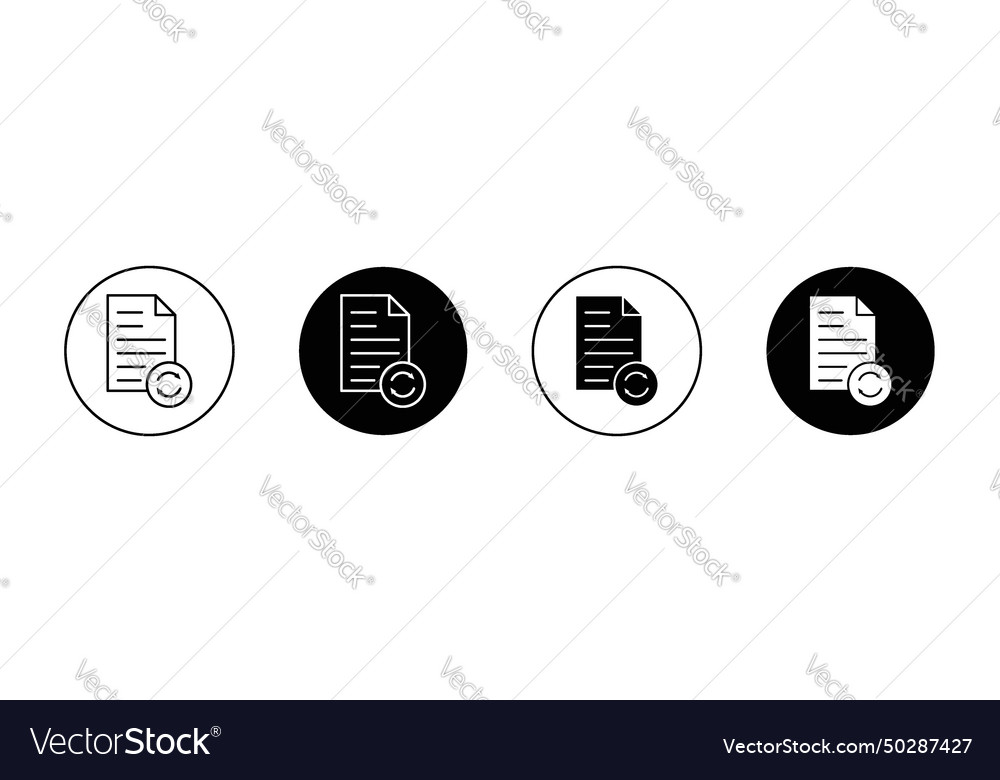 Update document icon Royalty Free Vector Image
