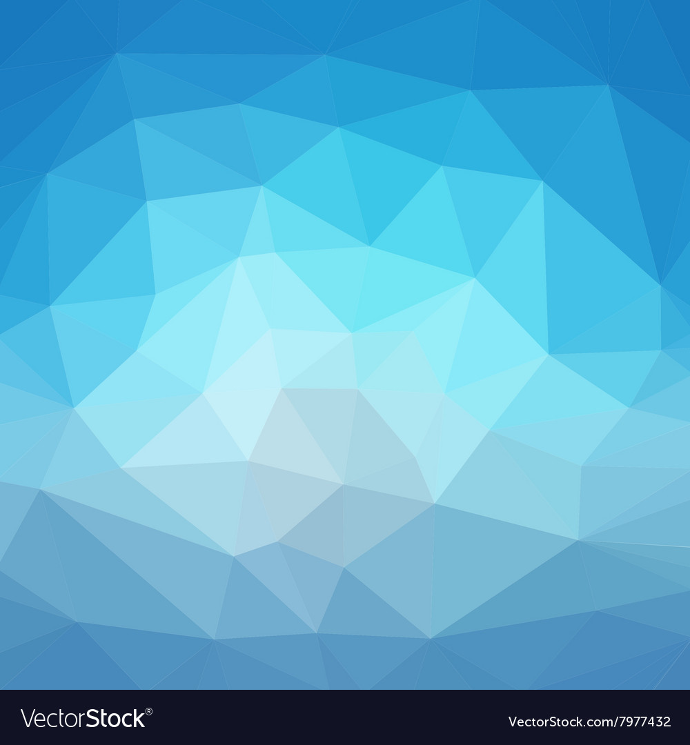 Abstract creative concept low poly triangle Vector Image