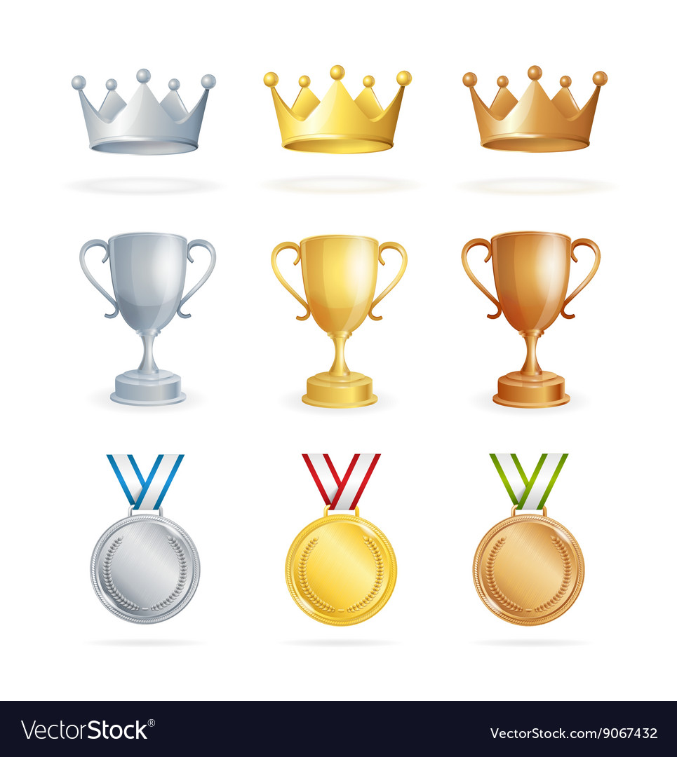 Awards set Royalty Free Vector Image - VectorStock
