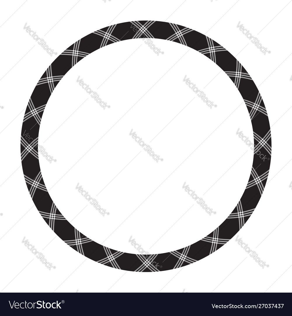 Circle borders and frames round border pattern Vector Image