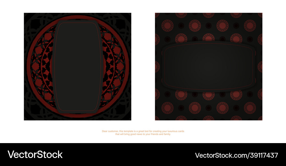 Invitation card with place for your text Vector Image