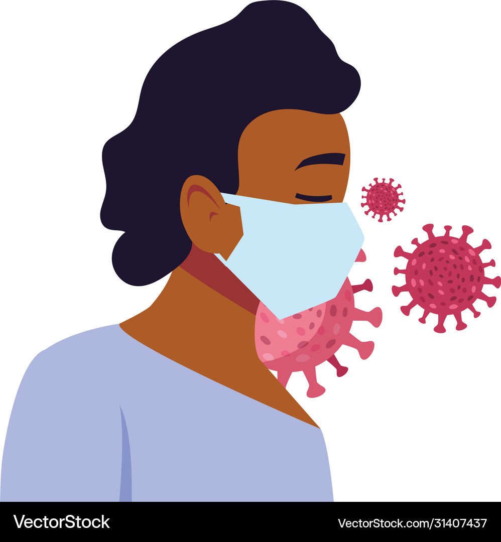 Man with mask design Royalty Free Vector Image