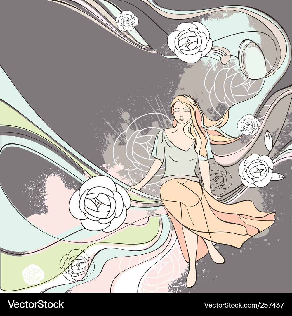 Romantic background Royalty Free Vector Image - VectorStock
