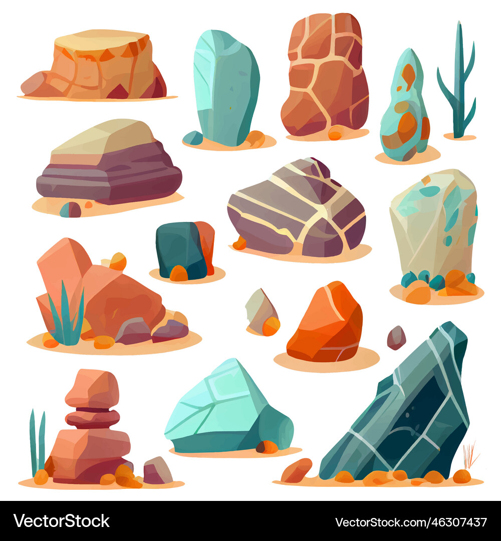 Set in cartoon style of magic Royalty Free Vector Image