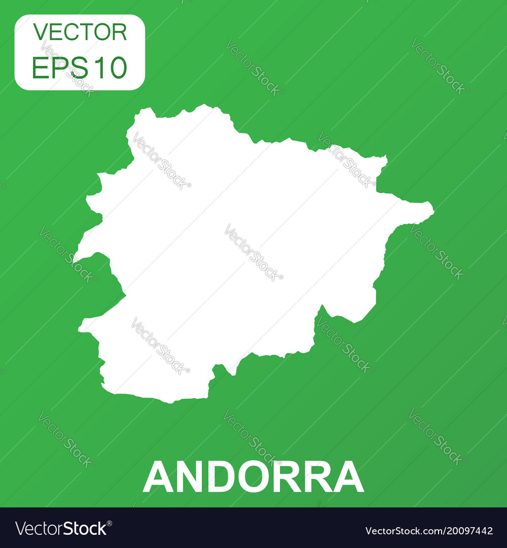 Andorra map icon business concept Royalty Free Vector Image Andorra map icon business concept Royalty Free Vector Image
