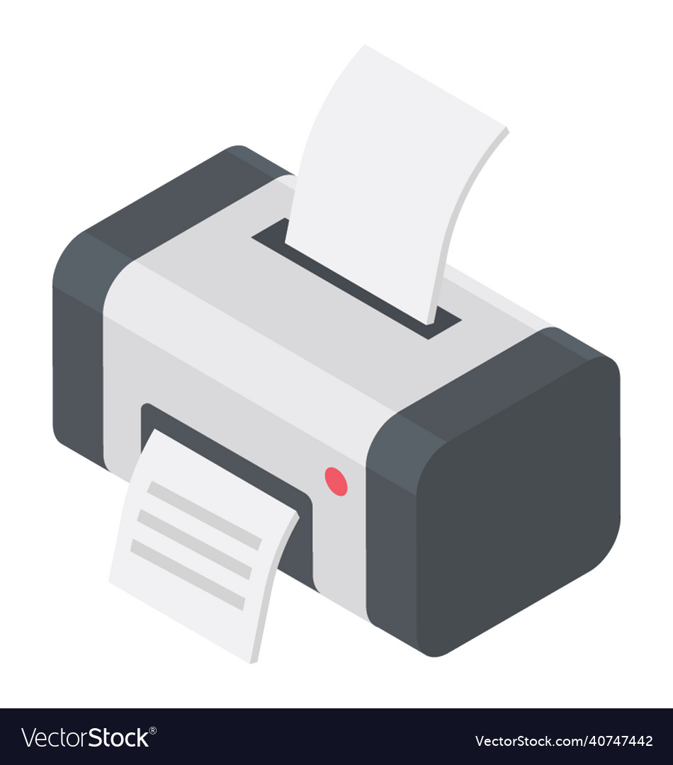 Printer Royalty Free Vector Image - VectorStock