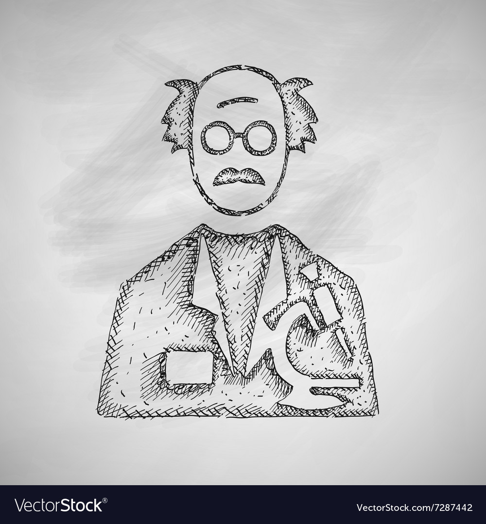 Scientist icon Royalty Free Vector Image - VectorStock