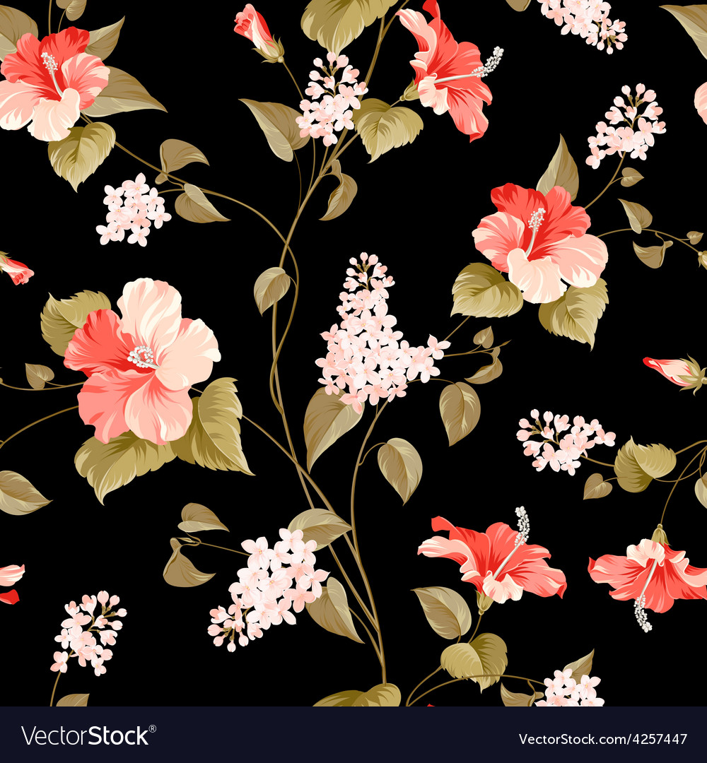 Seamless lilac pattern Royalty Free Vector Image