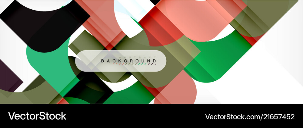 Color square shapes geometric modern abstract Vector Image