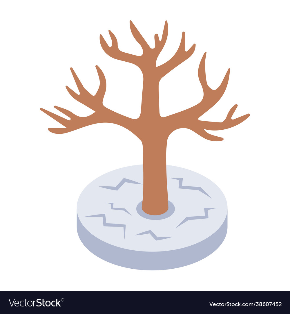 Dead tree Royalty Free Vector Image - VectorStock