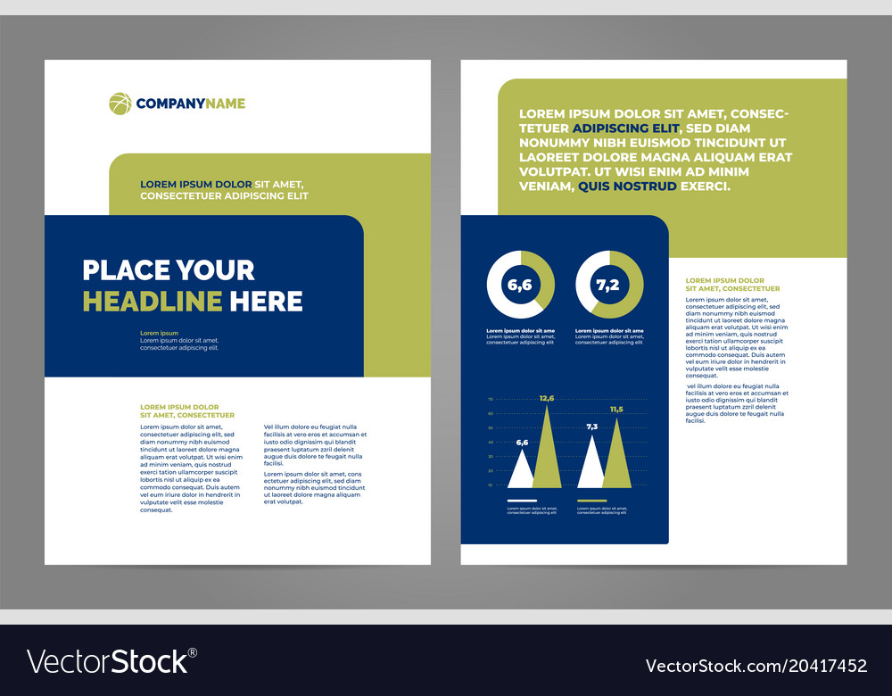 Layout template design Royalty Free Vector Image