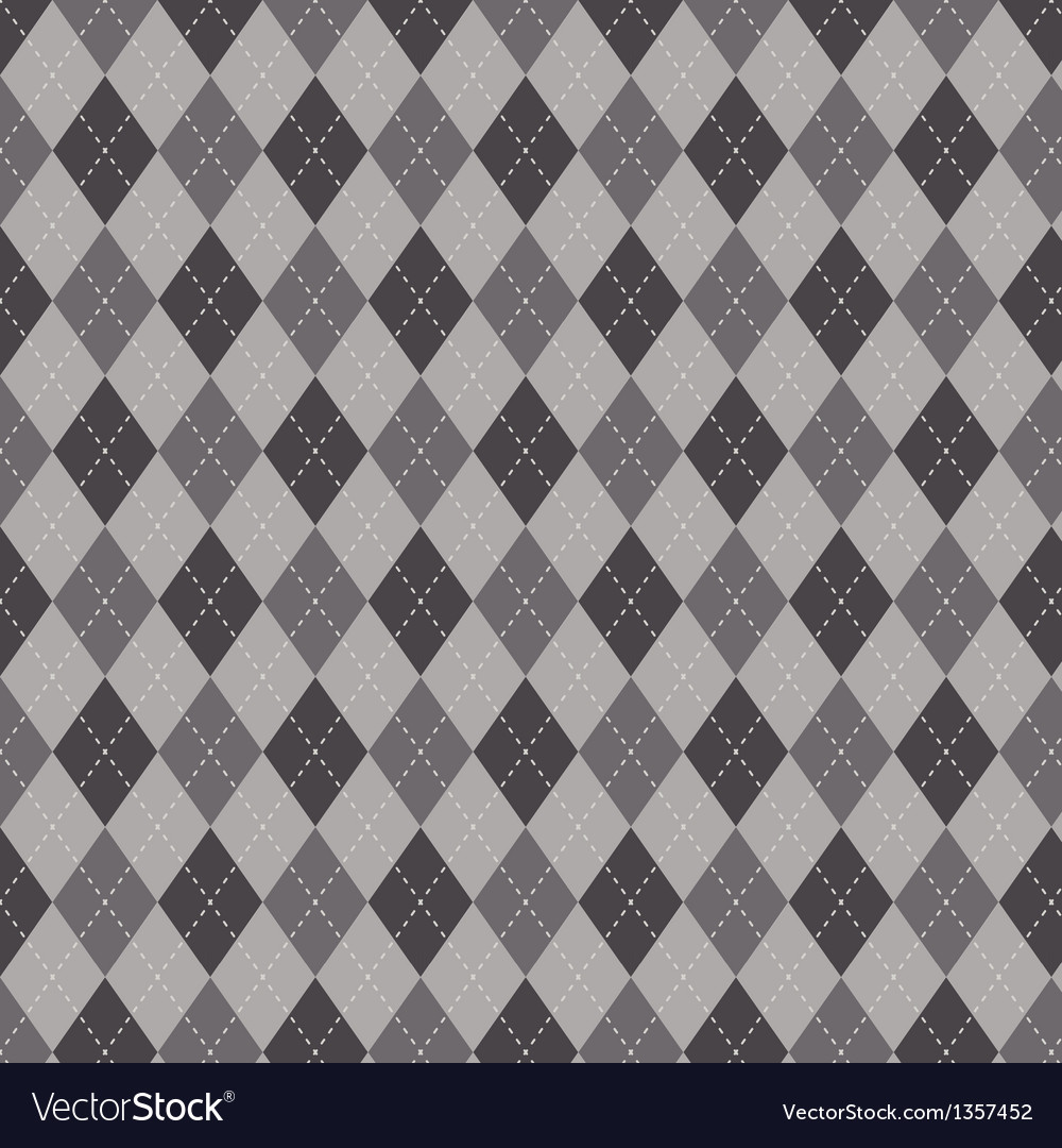 Seamless argyle pattern Royalty Free Vector Image